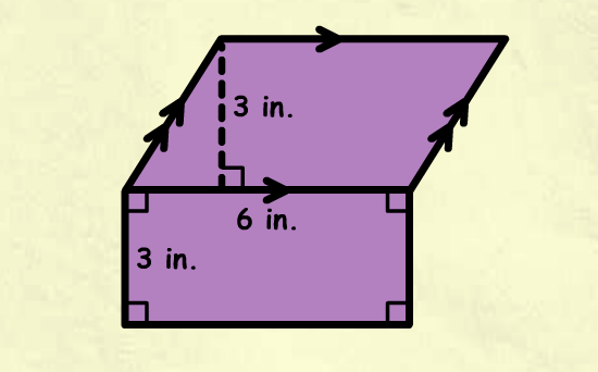 The image shows a 3D shape with dimensions
