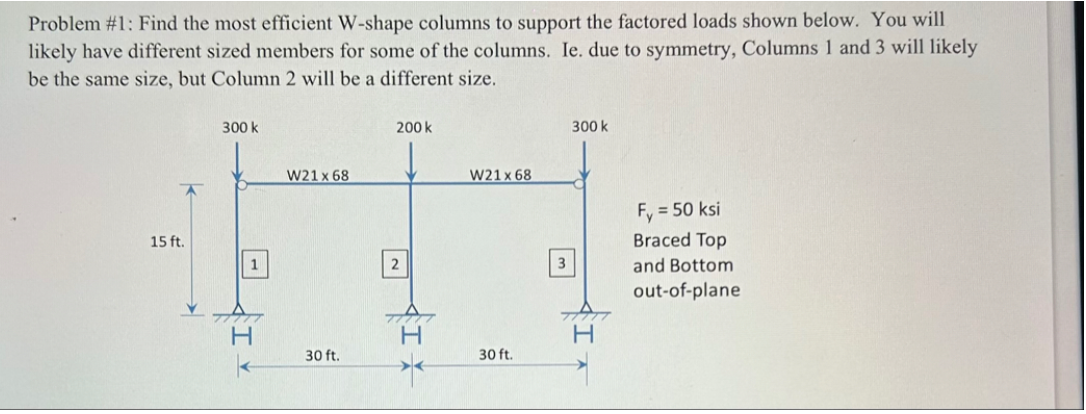 Problem #1: Find the most efficient W-shape | StudyX