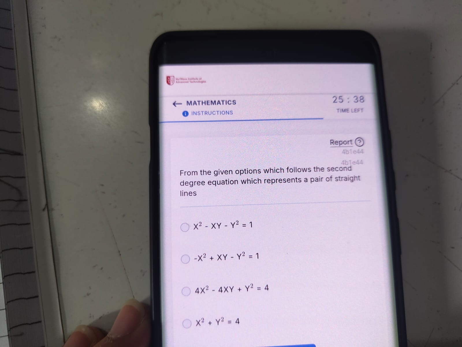 From the given options which follows the | StudyX