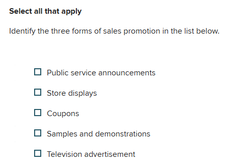Select all that apply Identify the three | StudyX