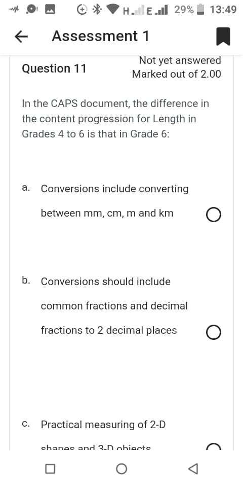 In the CAPS document, the difference in the | StudyX