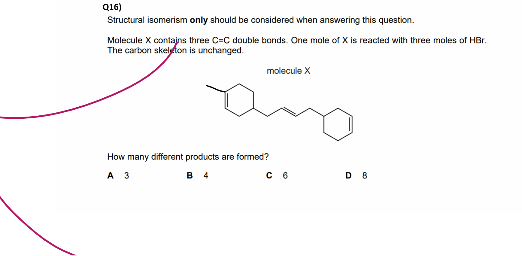 Q16) Structural isomerism only should be | StudyX
