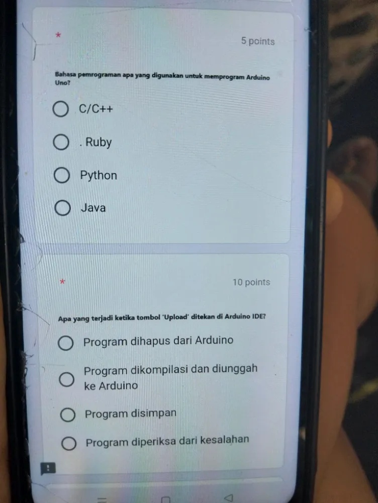 Bahasa pemrograman apa yang digunakan untuk | StudyX