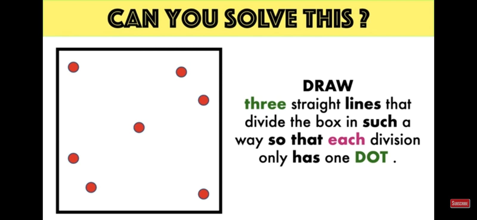 DRAW three straight lines that divide the | StudyX