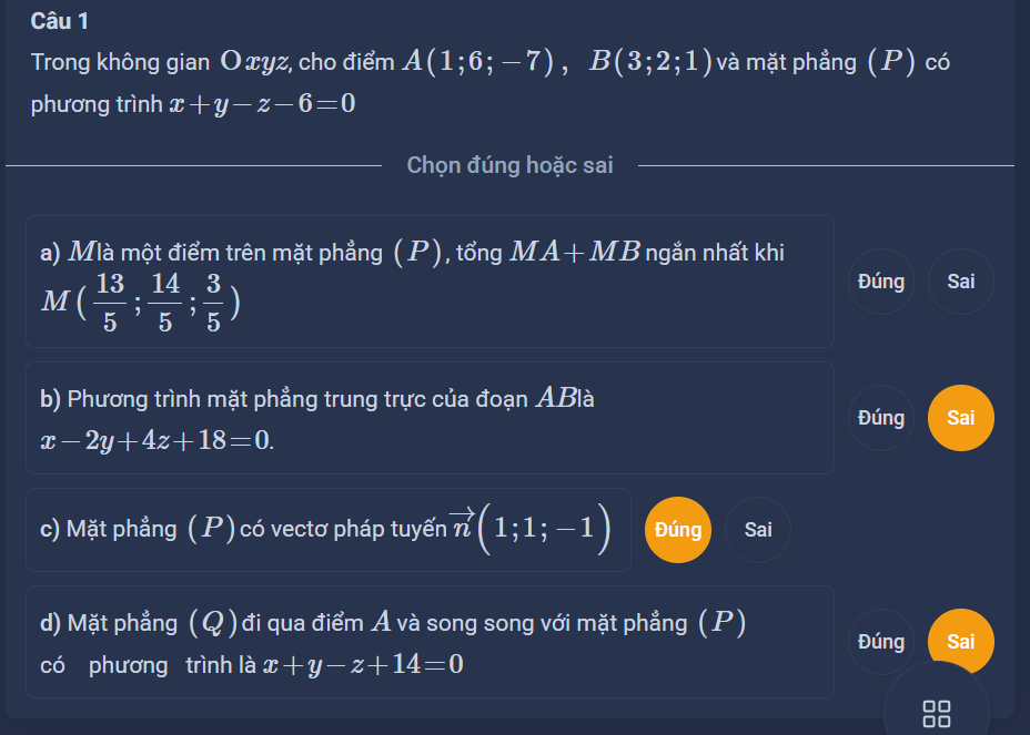 Câu 1 Trong không gian Oxyz, cho điểm | StudyX