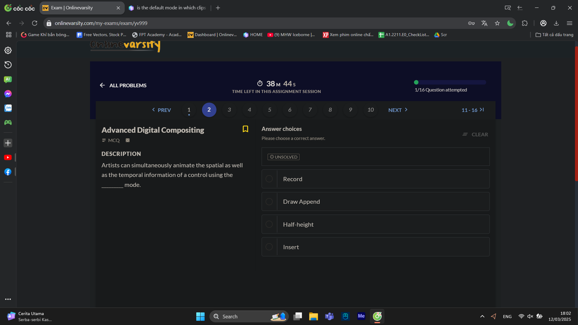 Advanced Digital Compositing DESCRIPTION | StudyX