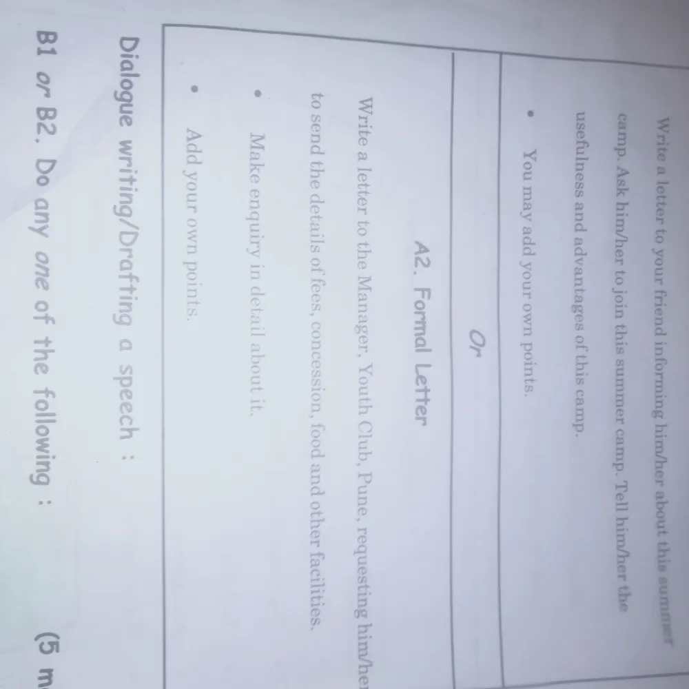 Write a letter to your friend informing | StudyX