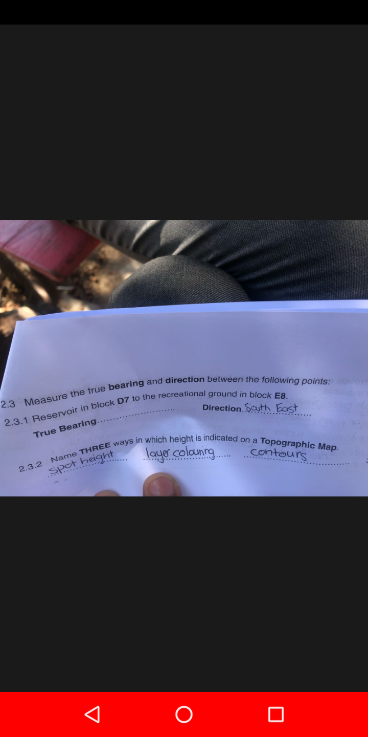 2.3 Measure the true bearing and direction | StudyX