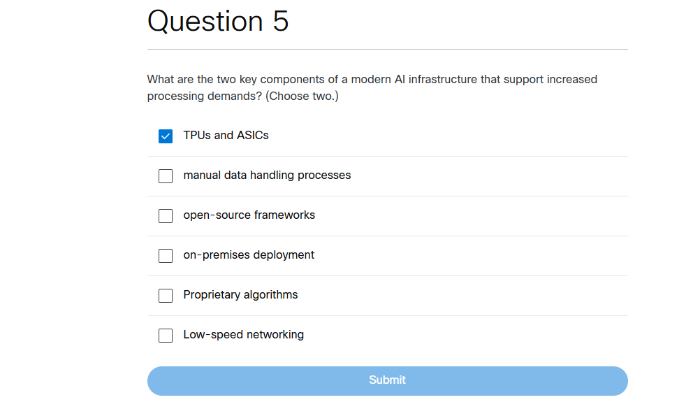 Question 5 What are the two key components | StudyX