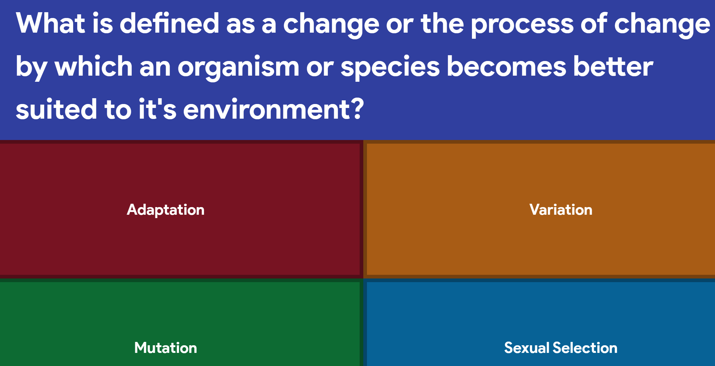 What is defined as a change or the process | StudyX