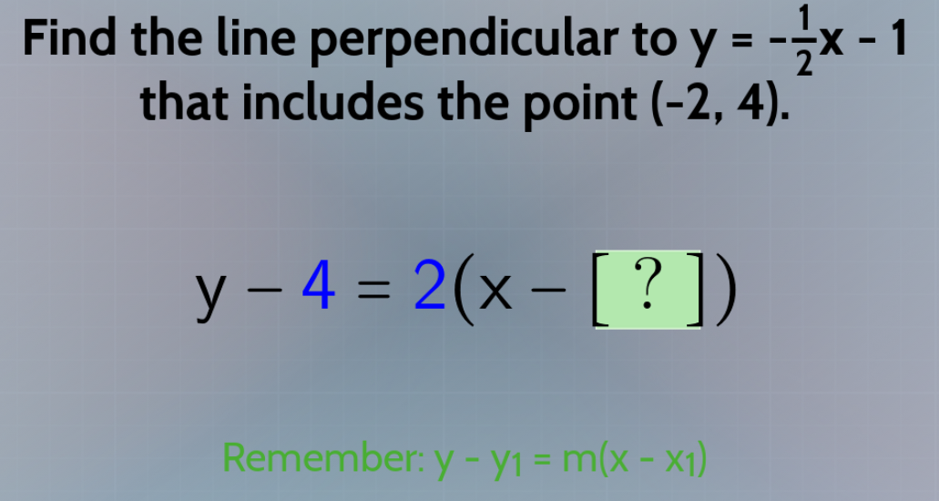 Find the line perpendicular to $y = - | StudyX