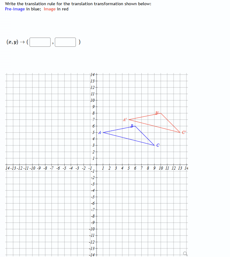 Write the translation rule for the | StudyX
