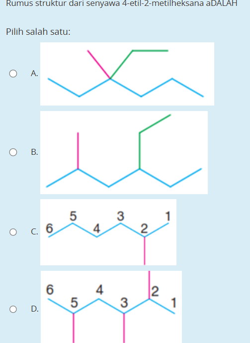 Rumus struktur dari senyawa | StudyX