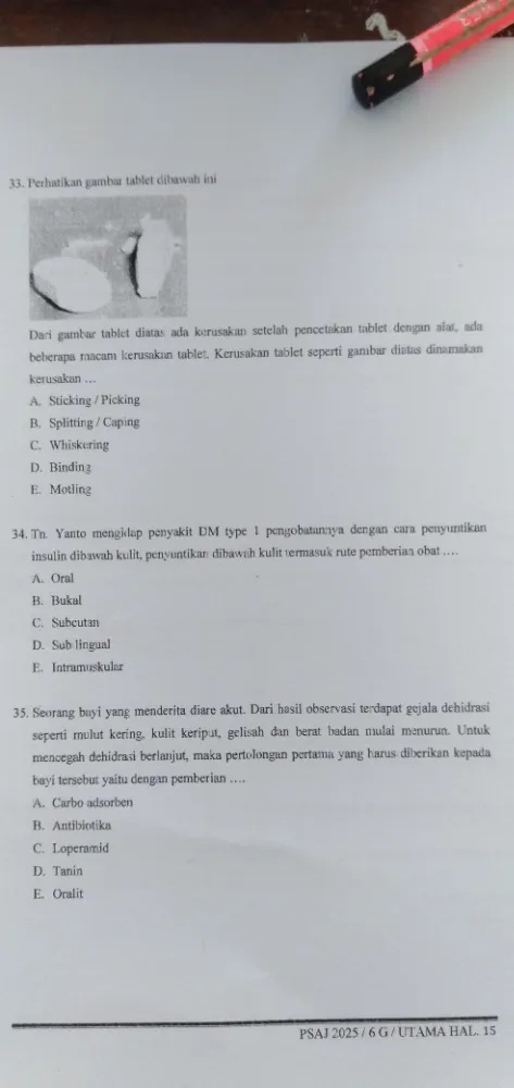 33. Perhatikan gambar tablet dibawah ini | StudyX