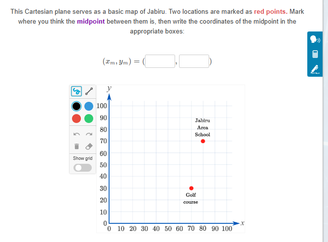 This Cartesian plane serves as a basic map | StudyX