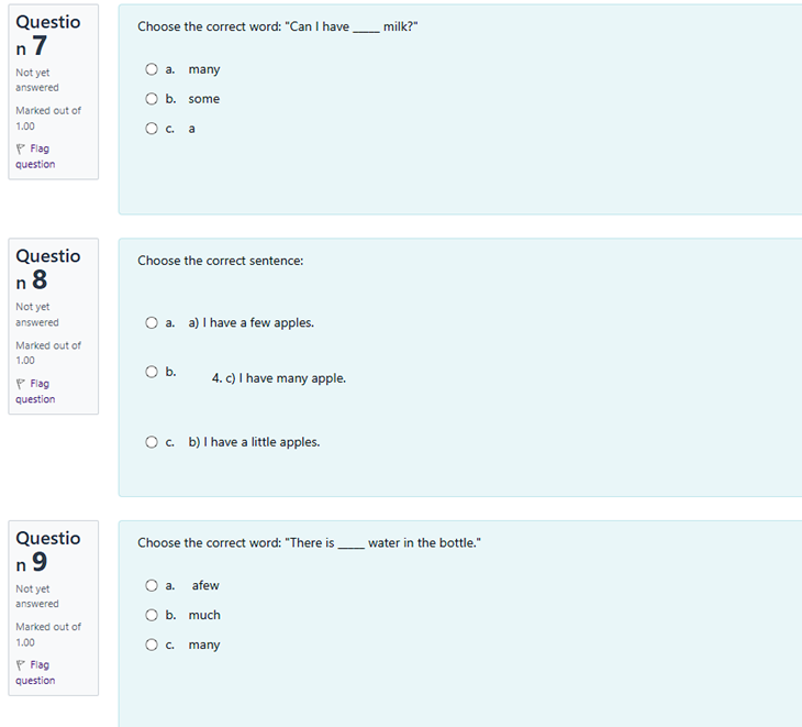 Choose the correct word: "Can I have ____ | StudyX