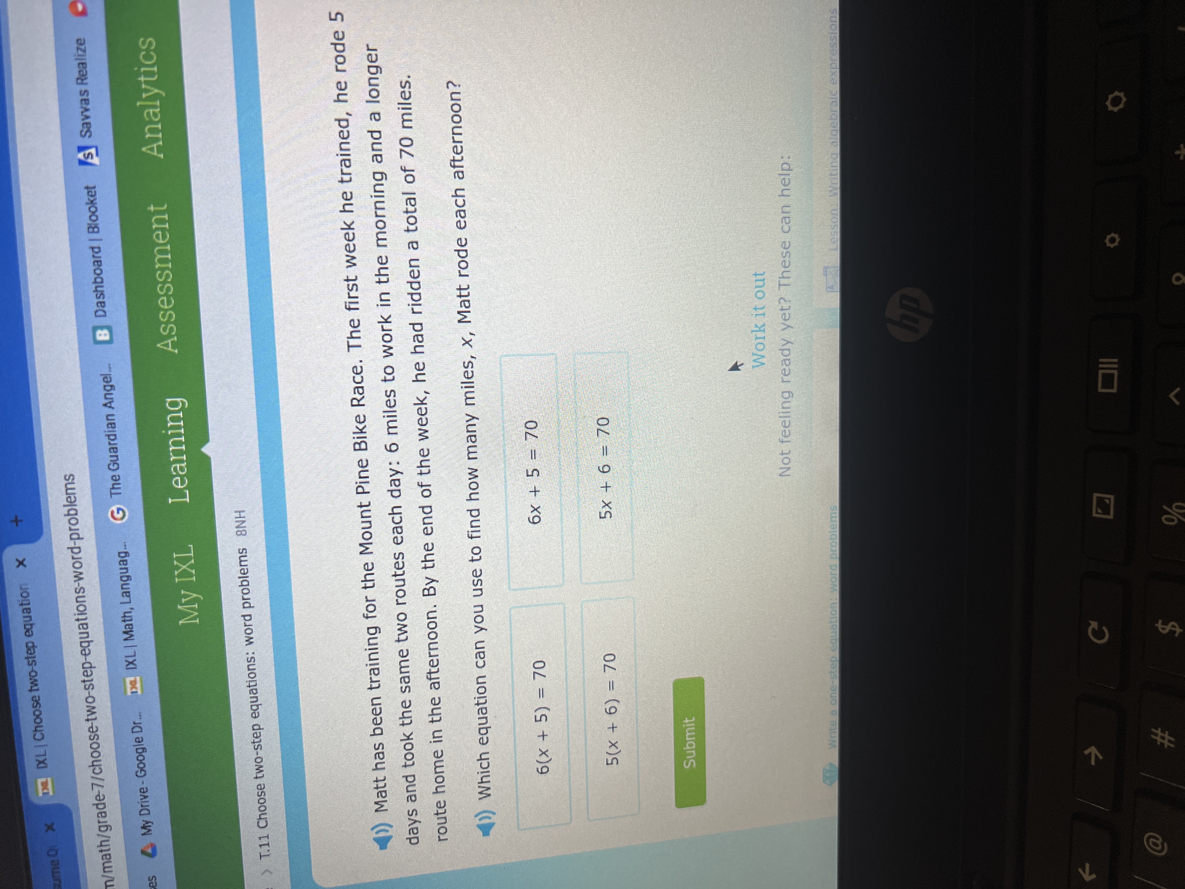 XL Choose two-step equation m / math / | StudyX