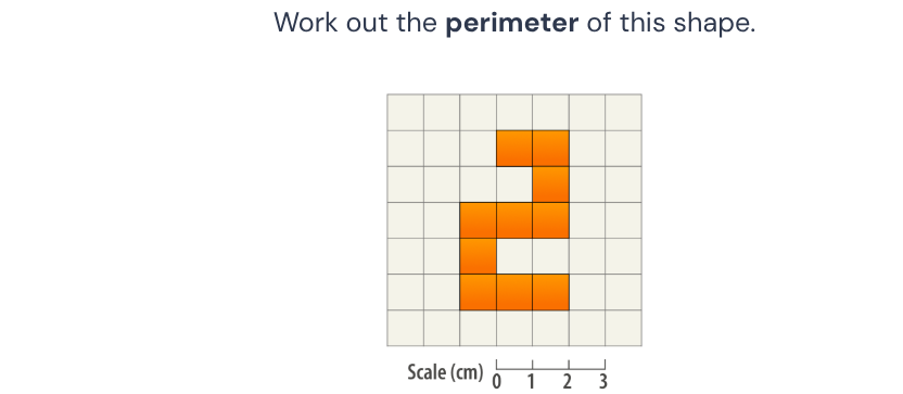 Work out the perimeter of this shape. The | StudyX
