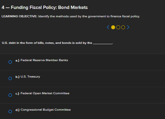 U.S. debt in the form of bills, notes, and | StudyX