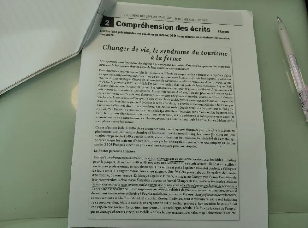 Lisez le texte puis répondez aux questions | StudyX
