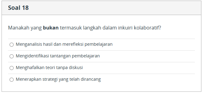 Manakah yang bukan termasuk langkah dalam | StudyX
