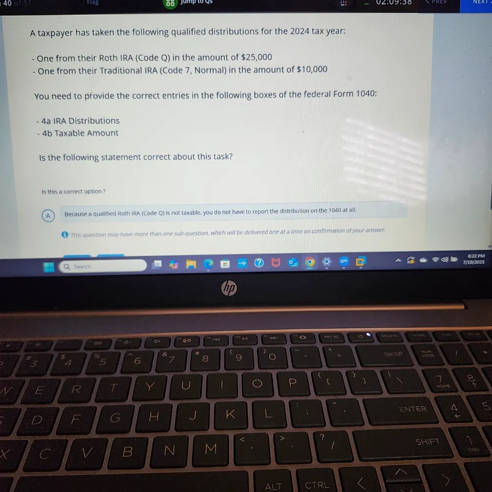 A taxpayer has taken the following qualified | StudyX