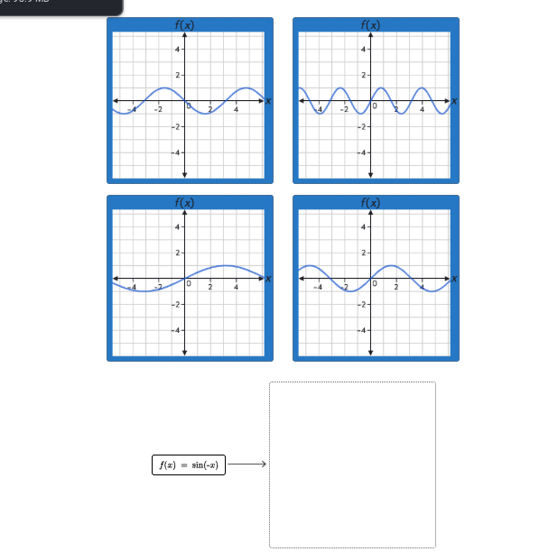 The image contains graphs of trigonometric | StudyX