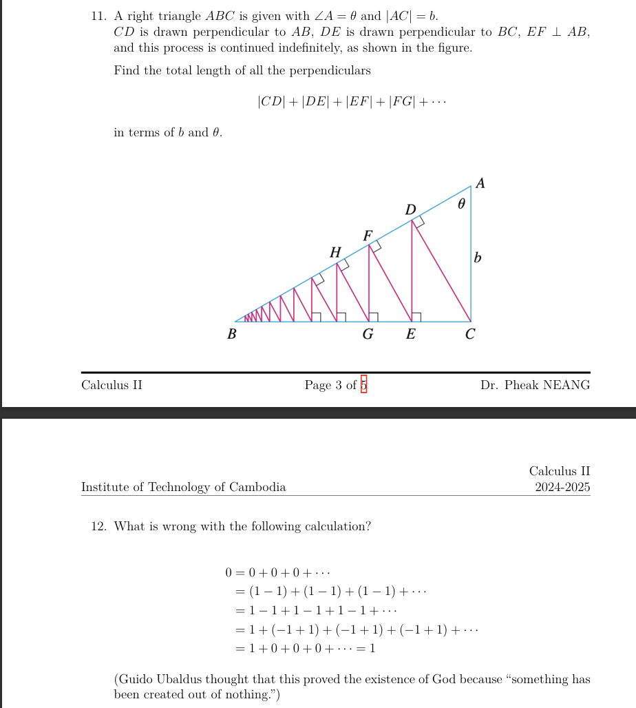 11. A right triangle $ABC$ is given with $ | StudyX