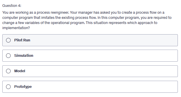 Question 4: You are working as a process | StudyX