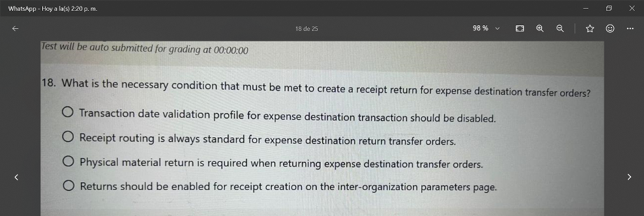 18. What is the necessary condition that | StudyX