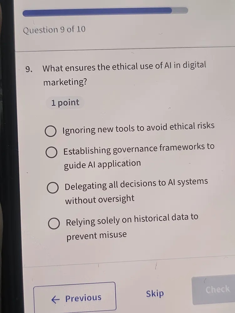 What ensures the ethical use of AI in