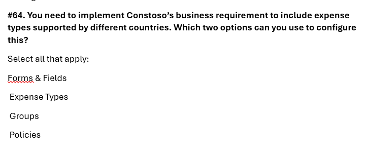 #64. You need to implement Constoso's | StudyX