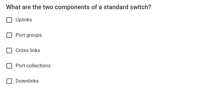 What are the two components of a standard | StudyX