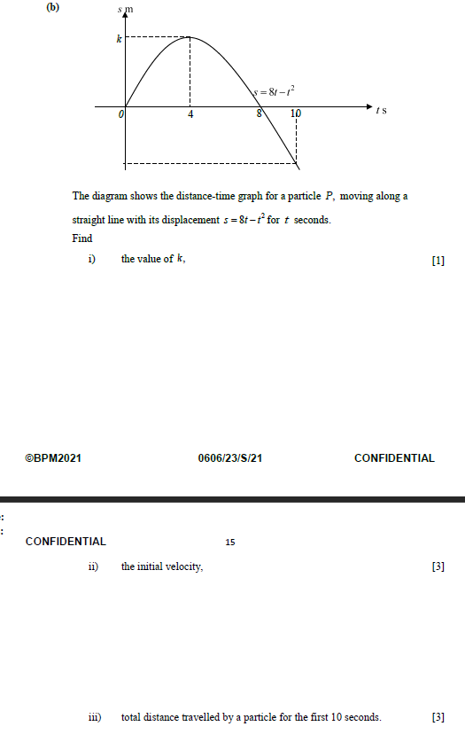 The diagram shows the distance-time graph | StudyX