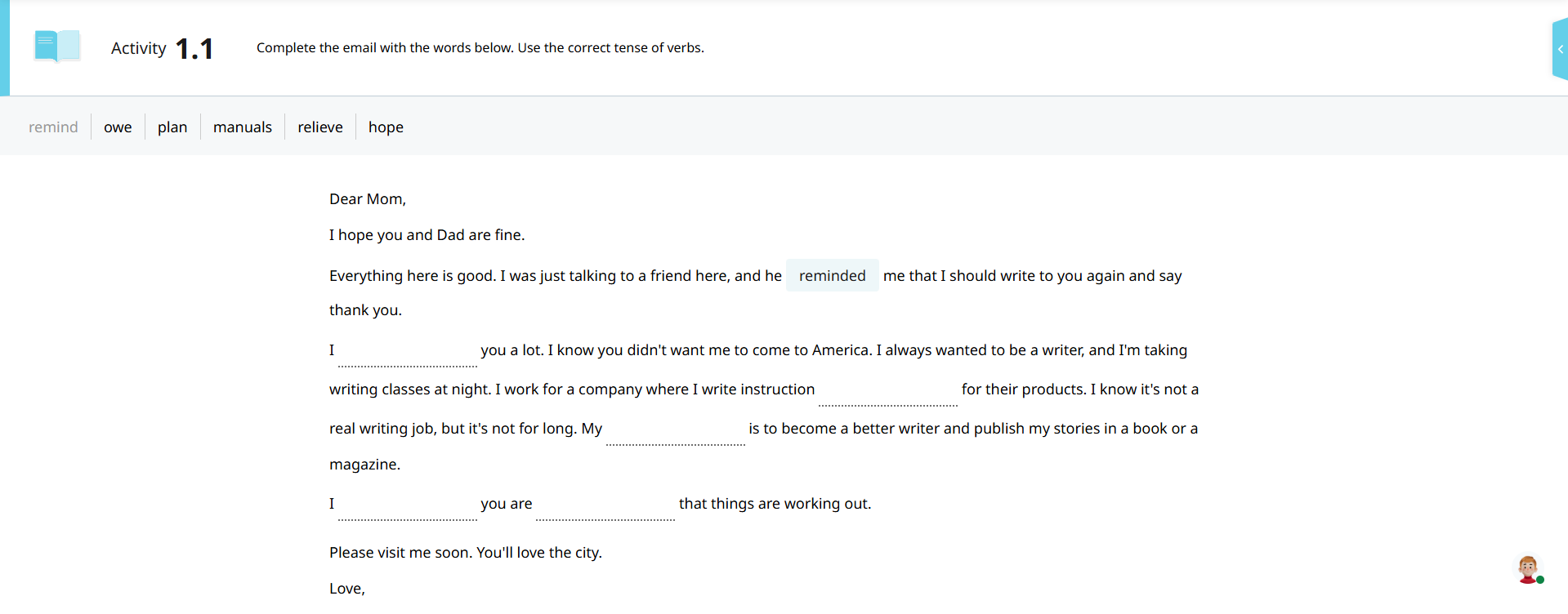 Complete the email with the words below. Use | StudyX