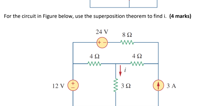 For the circuit in Figure below, use the | StudyX
