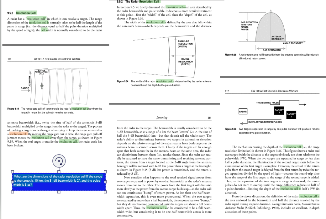 What are the dimensions of the radar | StudyX