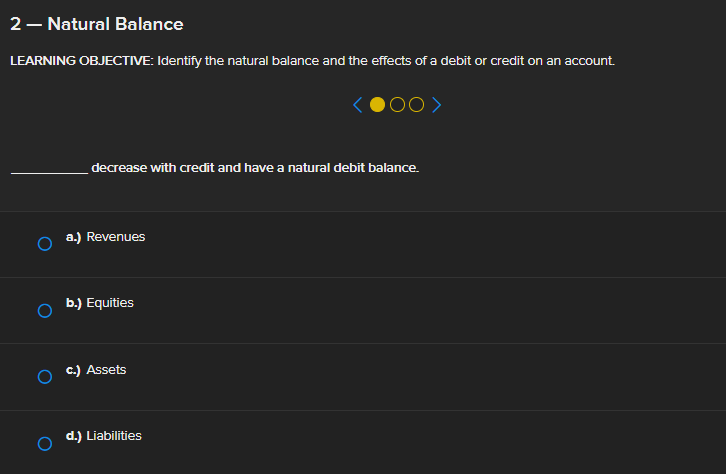 decrease with credit and have a | StudyX