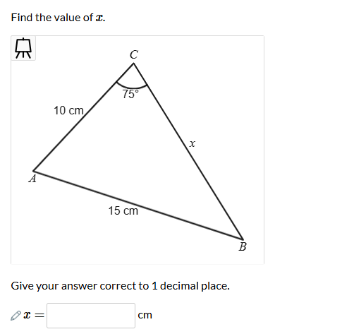 Find the value of $x$. Give your answer | StudyX