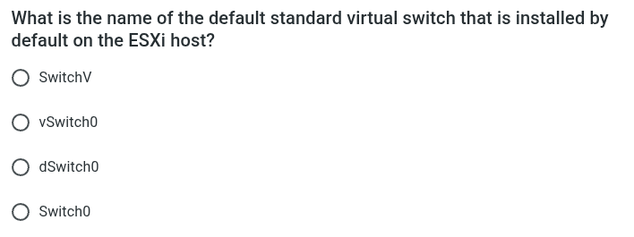 What is the name of the default standard | StudyX