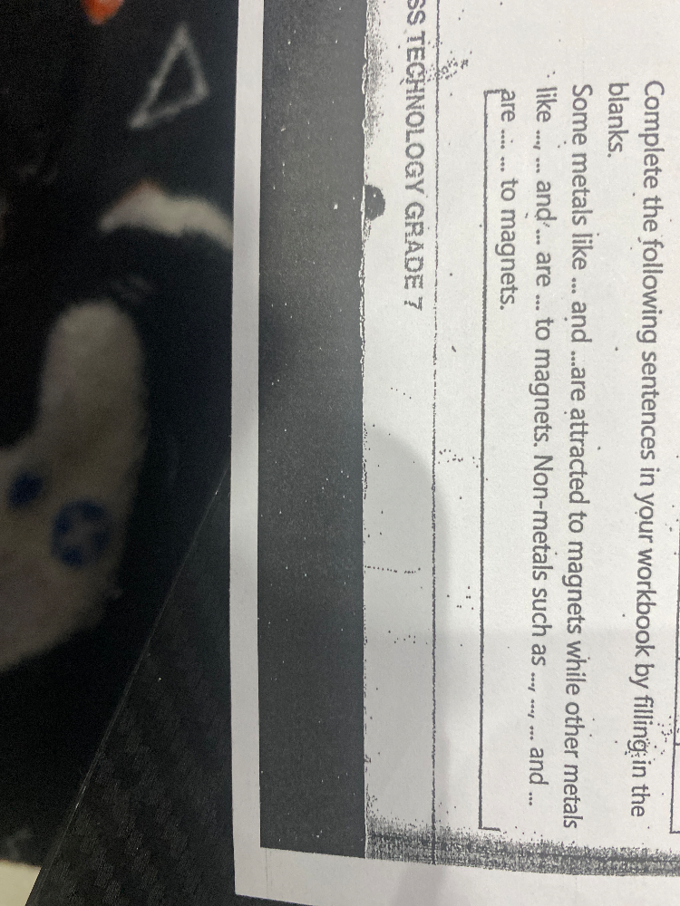 Complete the following sentences in your | StudyX