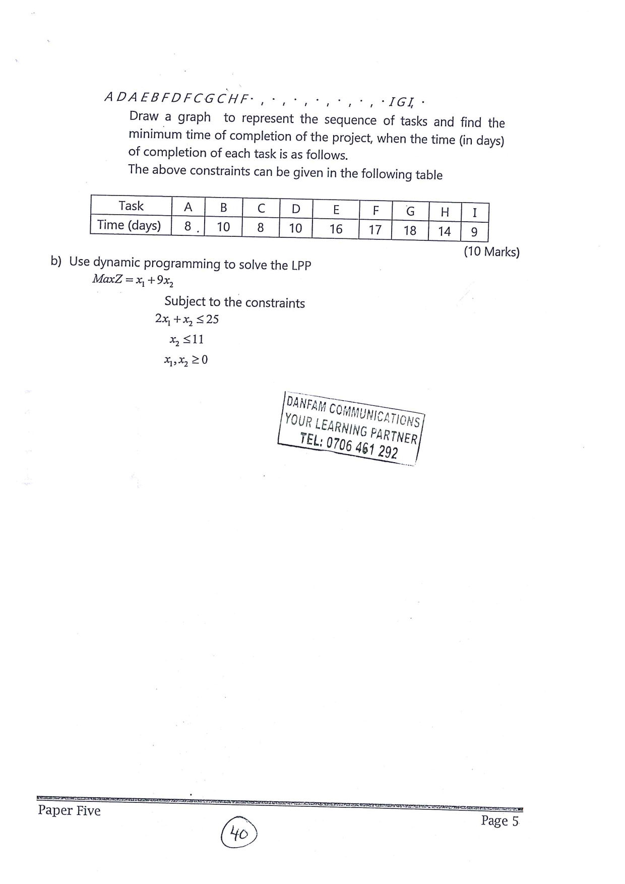 Draw a graph to represent the sequence of | StudyX