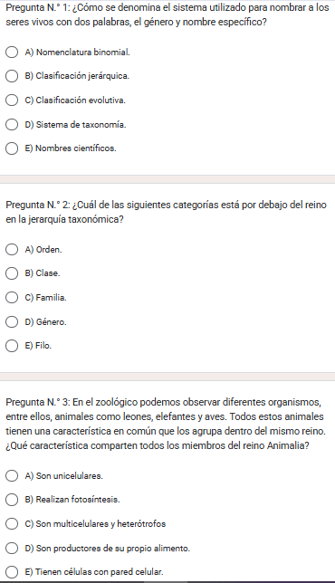 Pregunta N.º 1: ¿Cómo se denomina el sistema | StudyX
