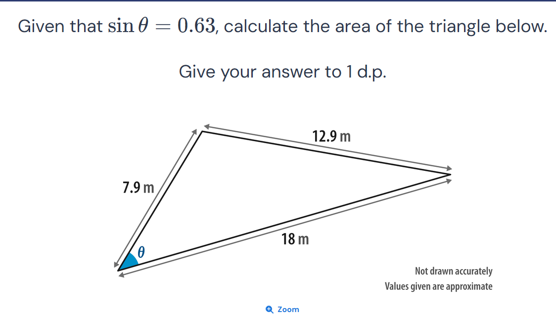 Given that $sin = 0.63$, calculate the | StudyX