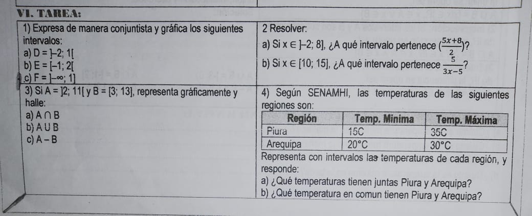1) Expresa de manera conjuntista y gráfica | StudyX