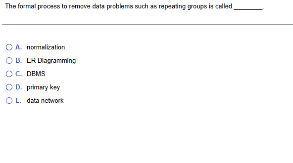 The formal process to remove data problems | StudyX