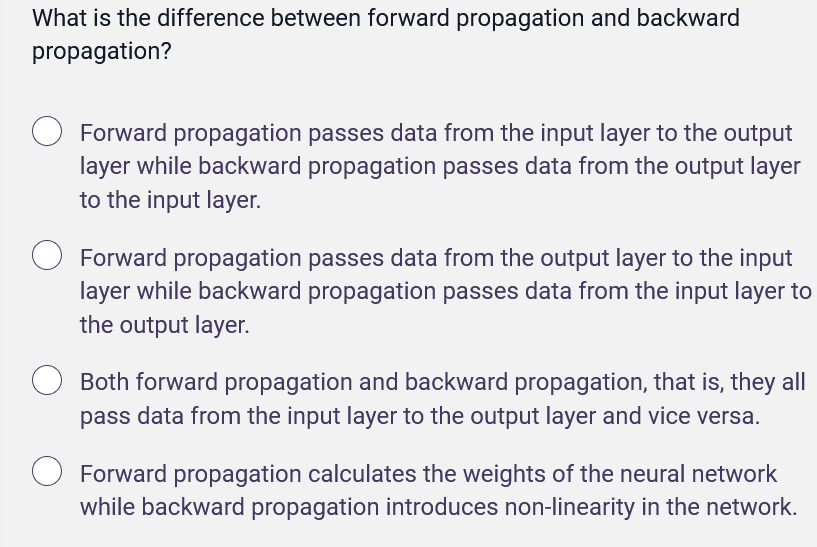 What is the difference between forward | StudyX