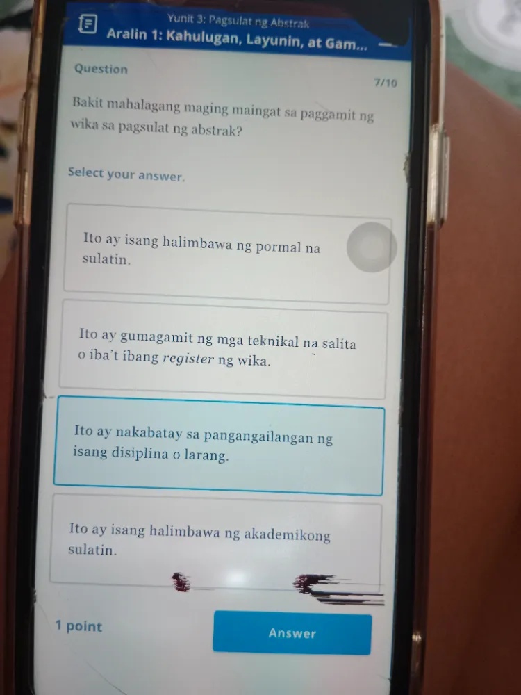 Bakit mahalagang maging maingat sa paggamit | StudyX