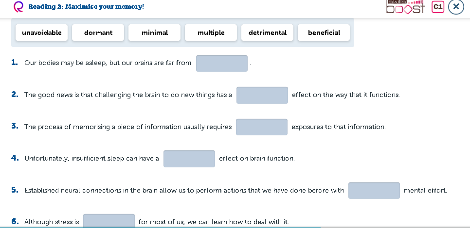 Complete the sentences about the text with | StudyX