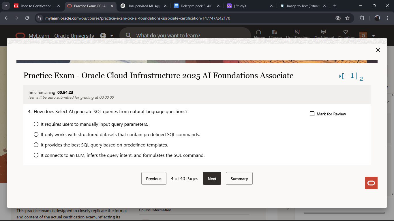 4. How does Select AI generate SQL queries | StudyX